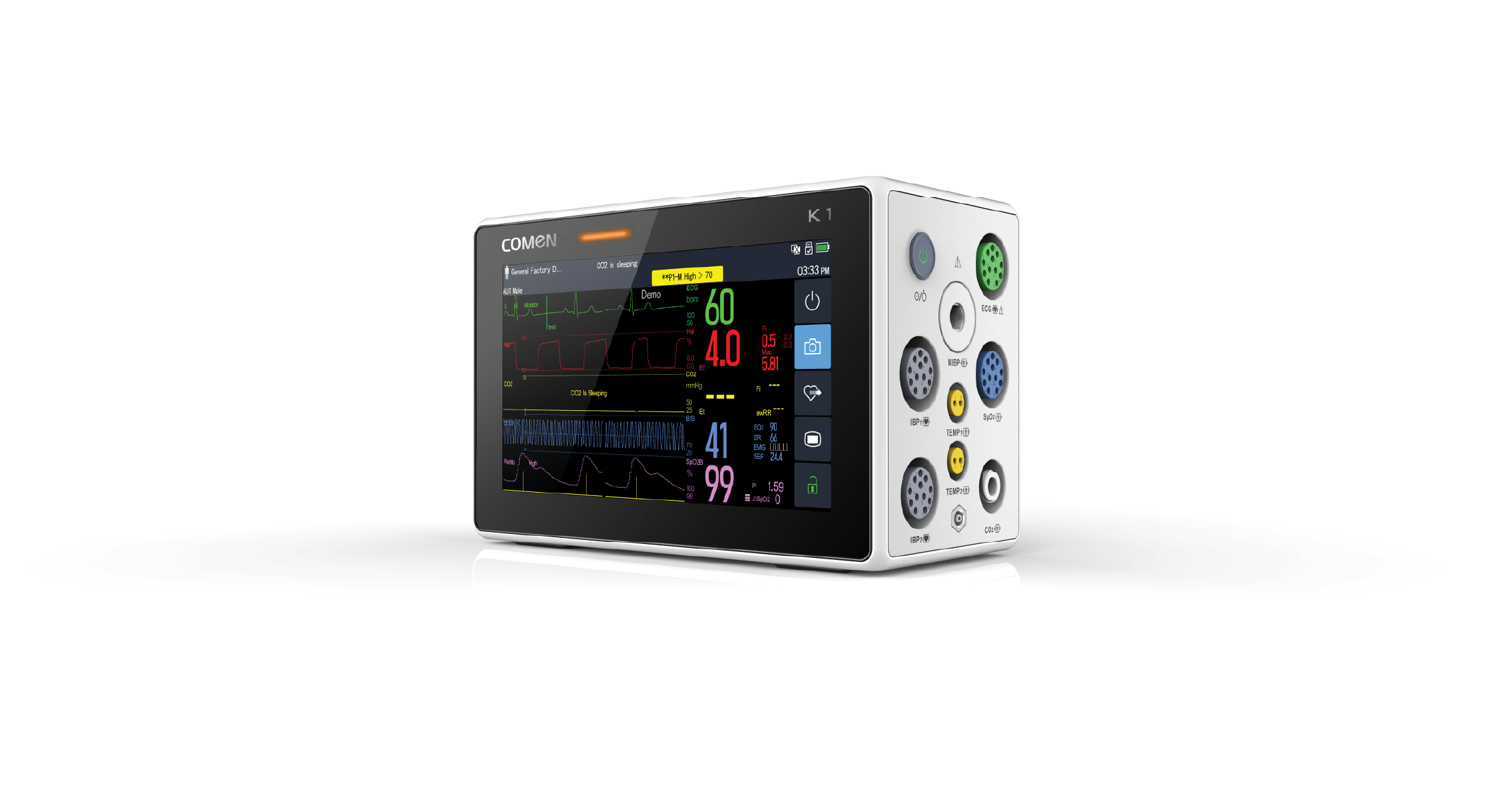 MONITOR DE SIGNOS VITALES MULTIPARAMÉTRICO C80 Comen – Serbiomex Store